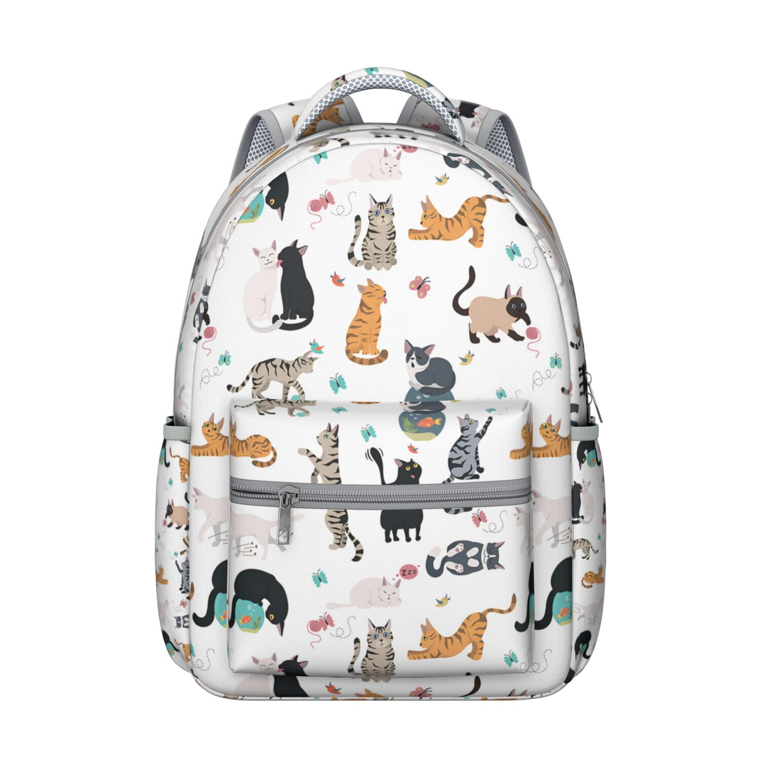 Minimalist Cat Design Backpack - Waterproof & Ergonomic, Spacious ...