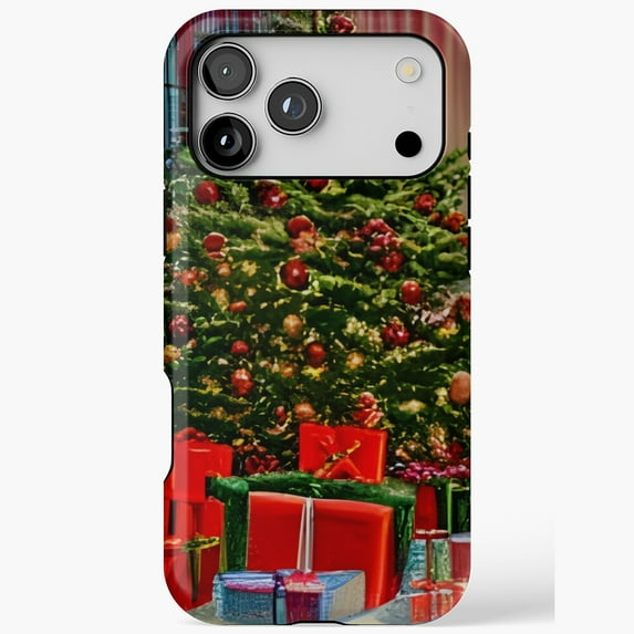 Minimalist Christmas Tree Holiday Phone Cover for iPhone 11 12 13 14 15 ...