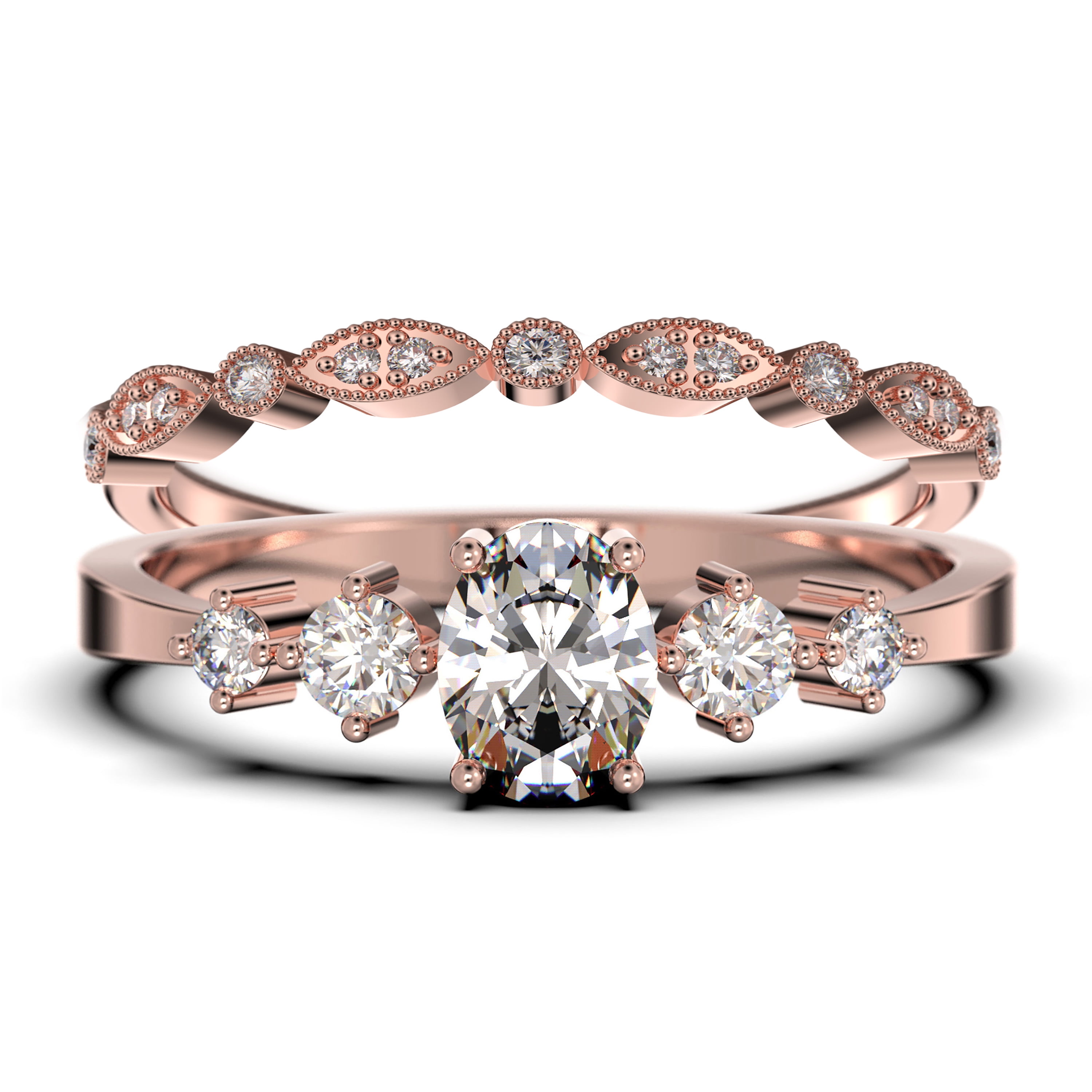 Minimalist Classic 1.15 Carat Oval Cut Diamond Moissanite Engagement ...