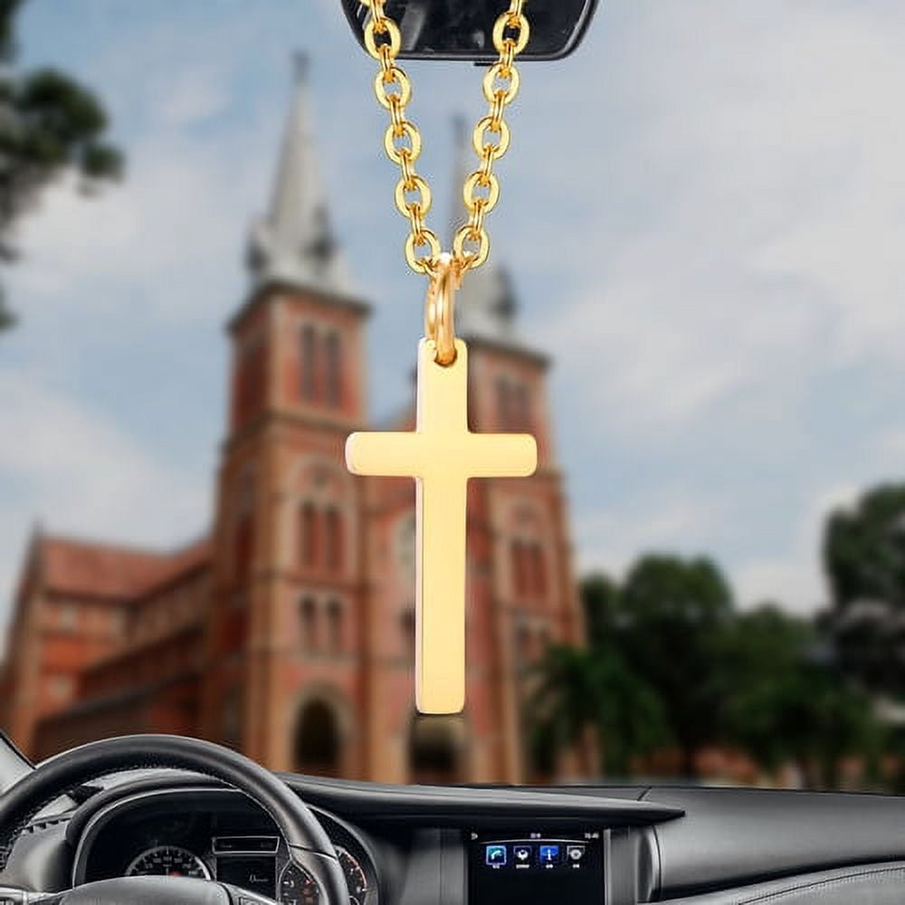 Minimalist Cross Necklaces Faith Pendant,simple Stainless S - Walmart.com