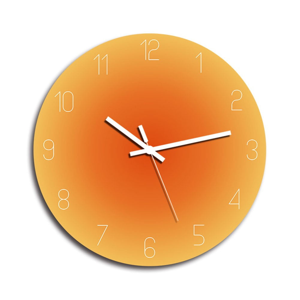 Minimalist Decorative Wall Clock in Nordic Sunset Design for Living ...