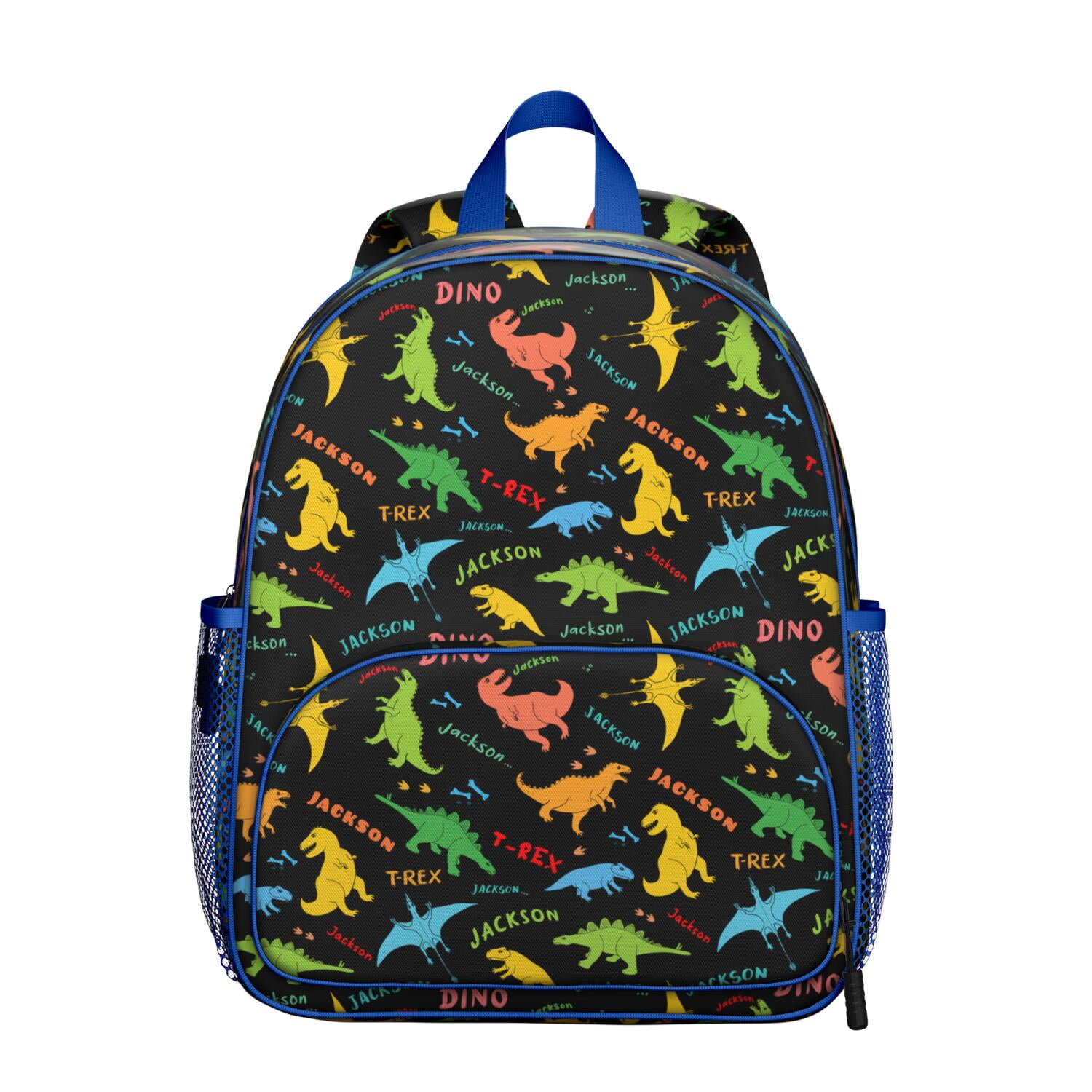 Minimalist Dino Art Student Backpack – Cute Dinosaur Illustration with ...