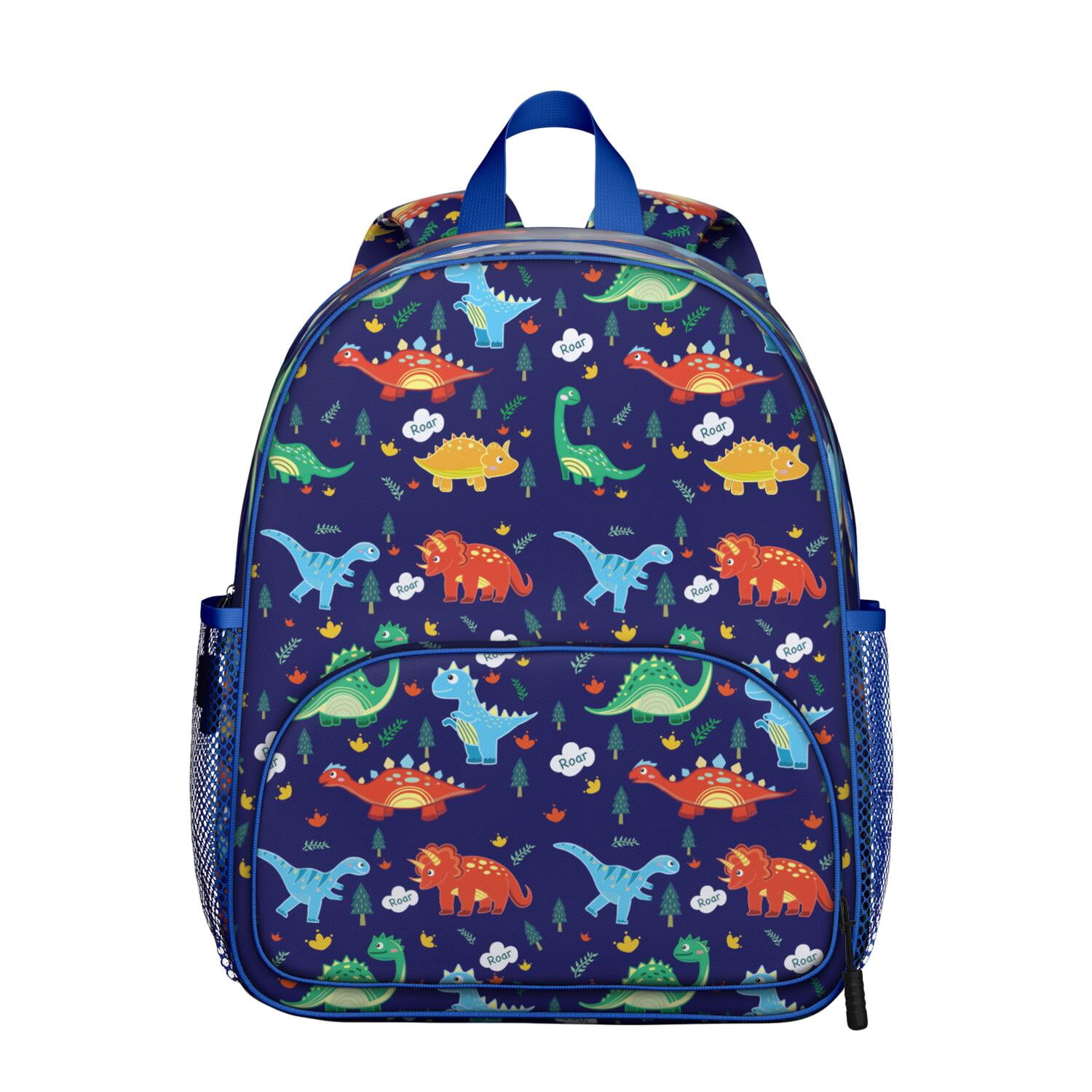 Minimalist Dino Art Student Backpack – Cute Dinosaur Illustration with ...