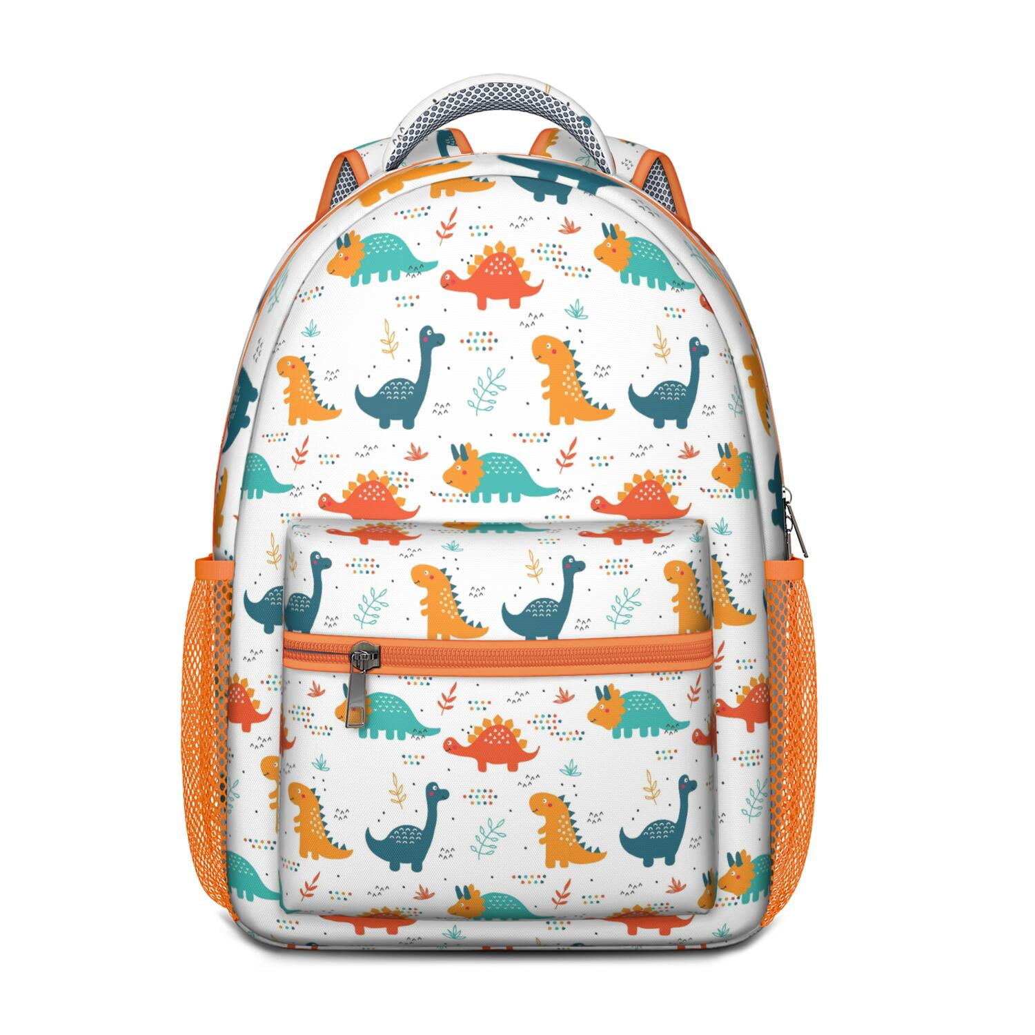 Minimalist Dinosaur and Planet Print Backpack – Roaring Dino Pattern ...