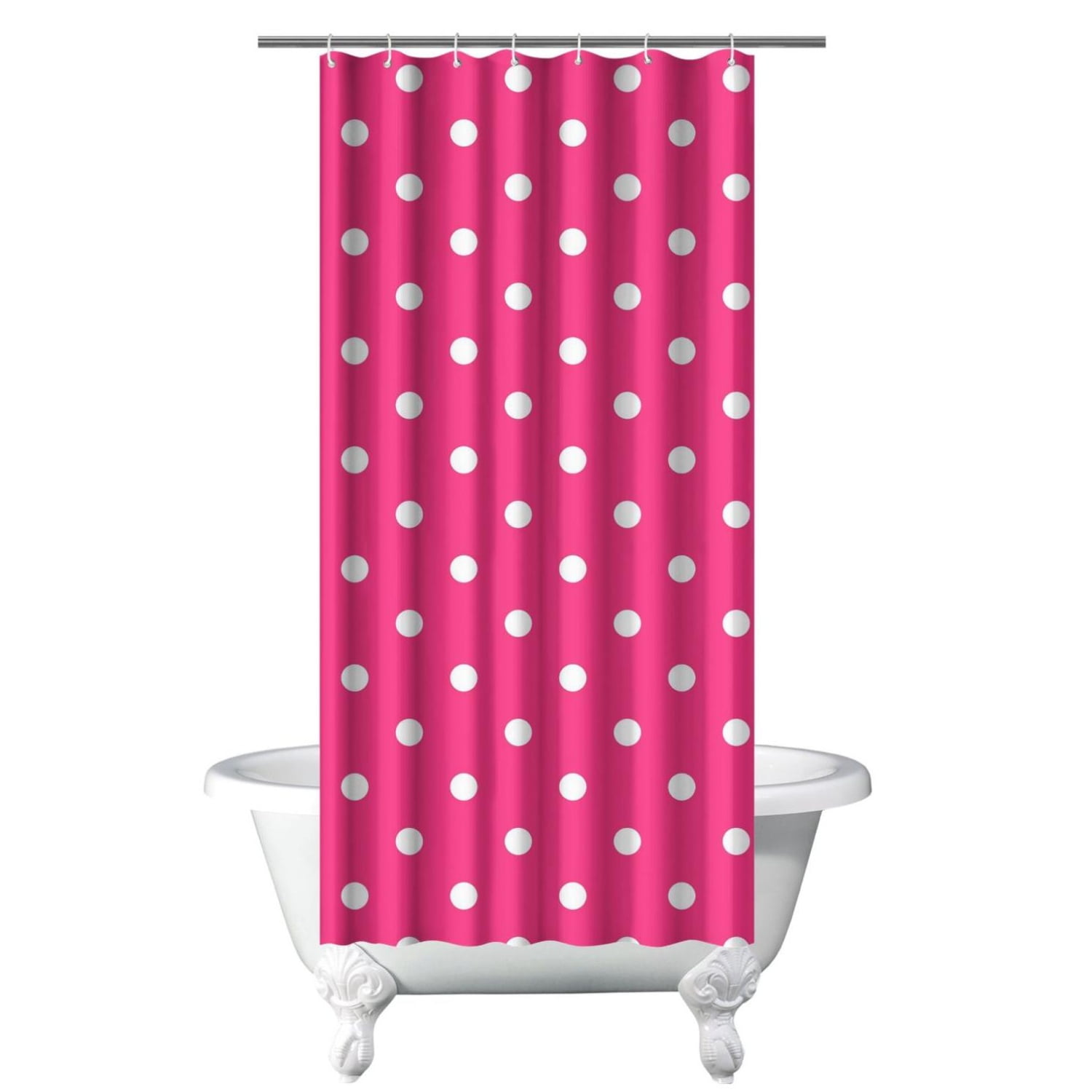 Minimalist Dots Shower Curtain Polka Dot Pattern Retro Polka Vintage ...