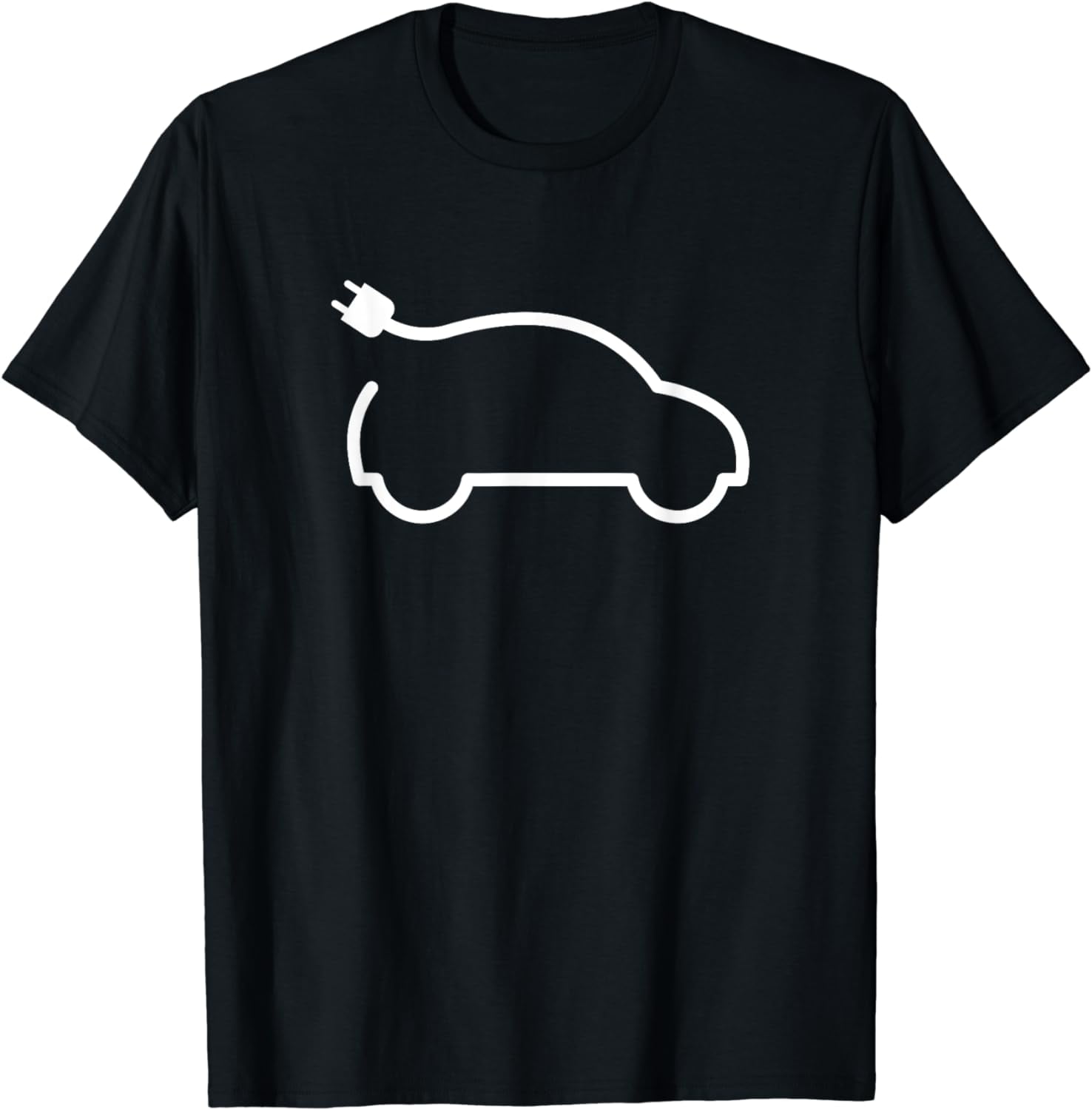 Minimalist Electric Car T-Shirt - Walmart.com