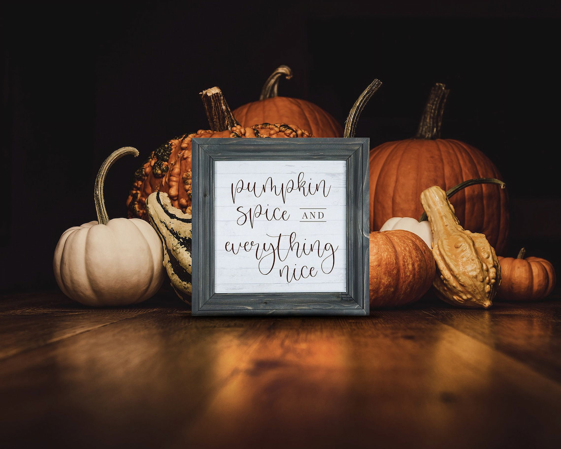 Minimalist Fall Phrases Signs, Pumpkin Spice, Fall Colors, Hello Fall ...