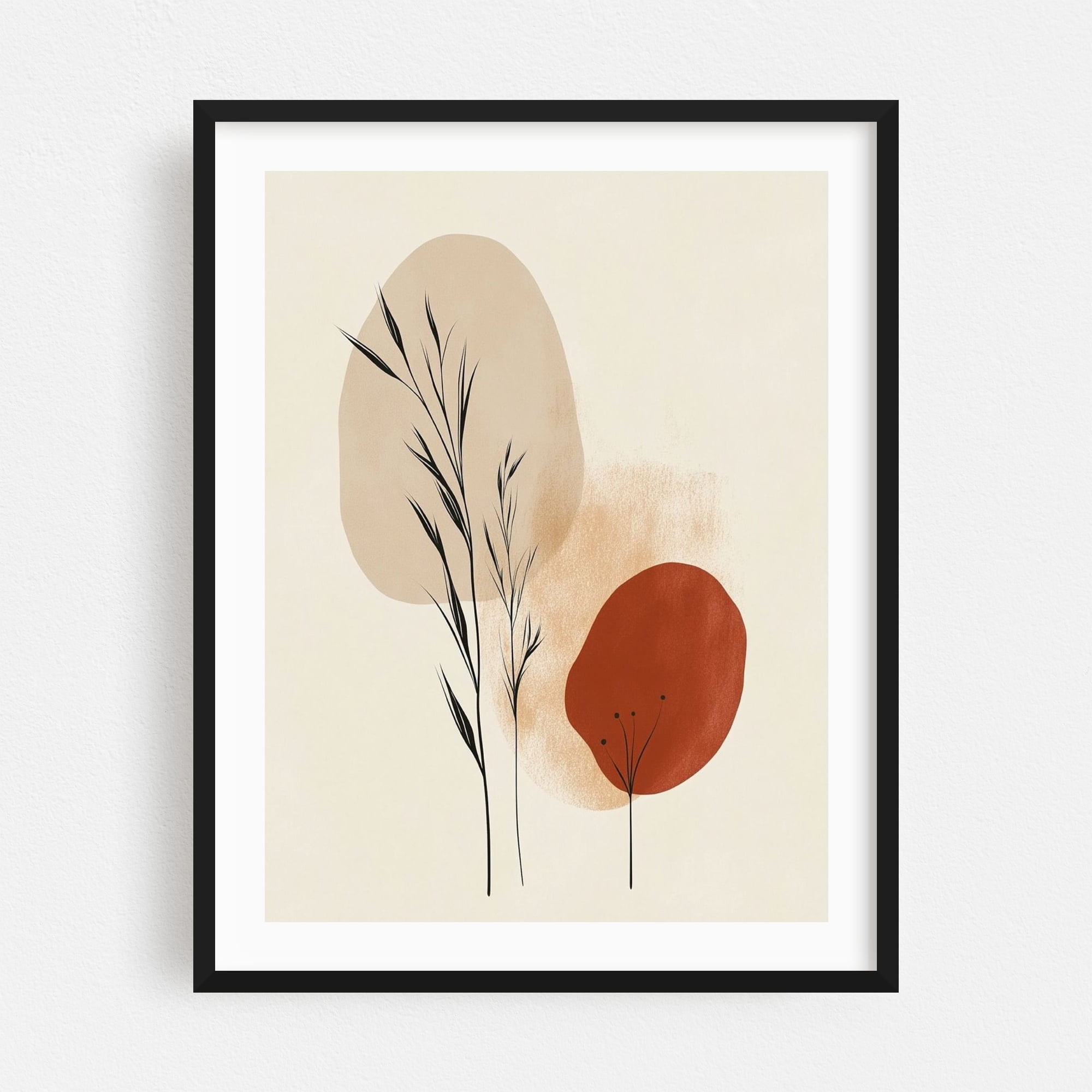 Minimalist Floral Line Art – Elegant Abstract Botanical Design - Line ...