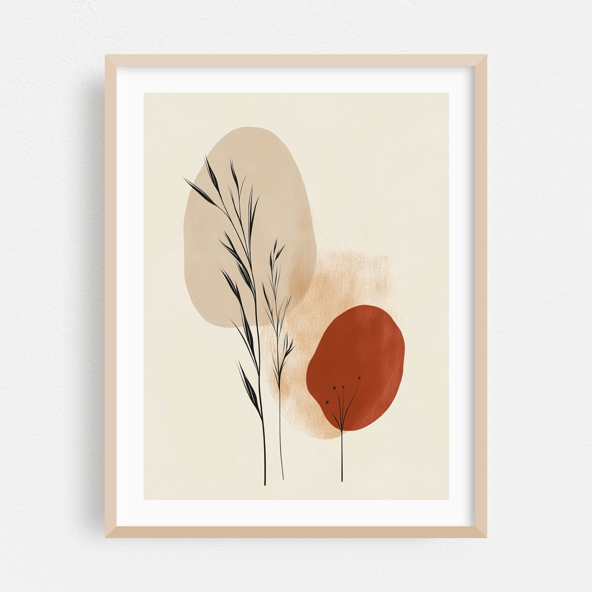 Minimalist Floral Line Art – Elegant Abstract Botanical Design - Line ...