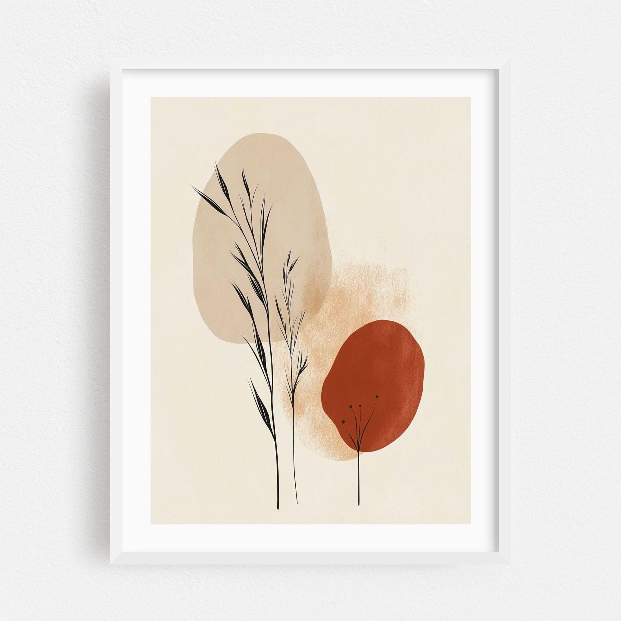 Minimalist Floral Line Art – Elegant Abstract Botanical Design - Line ...