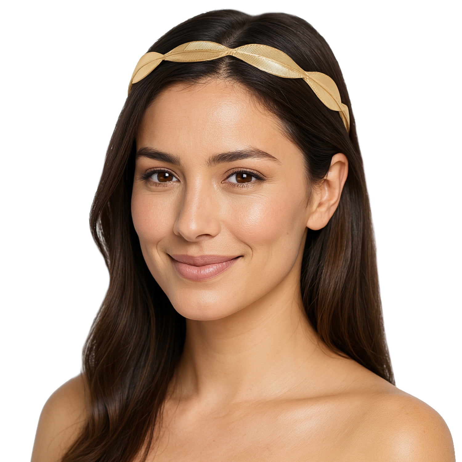 Minimalist Gold Laurel Leaf Roman Headband Costume Accessory - Walmart.com