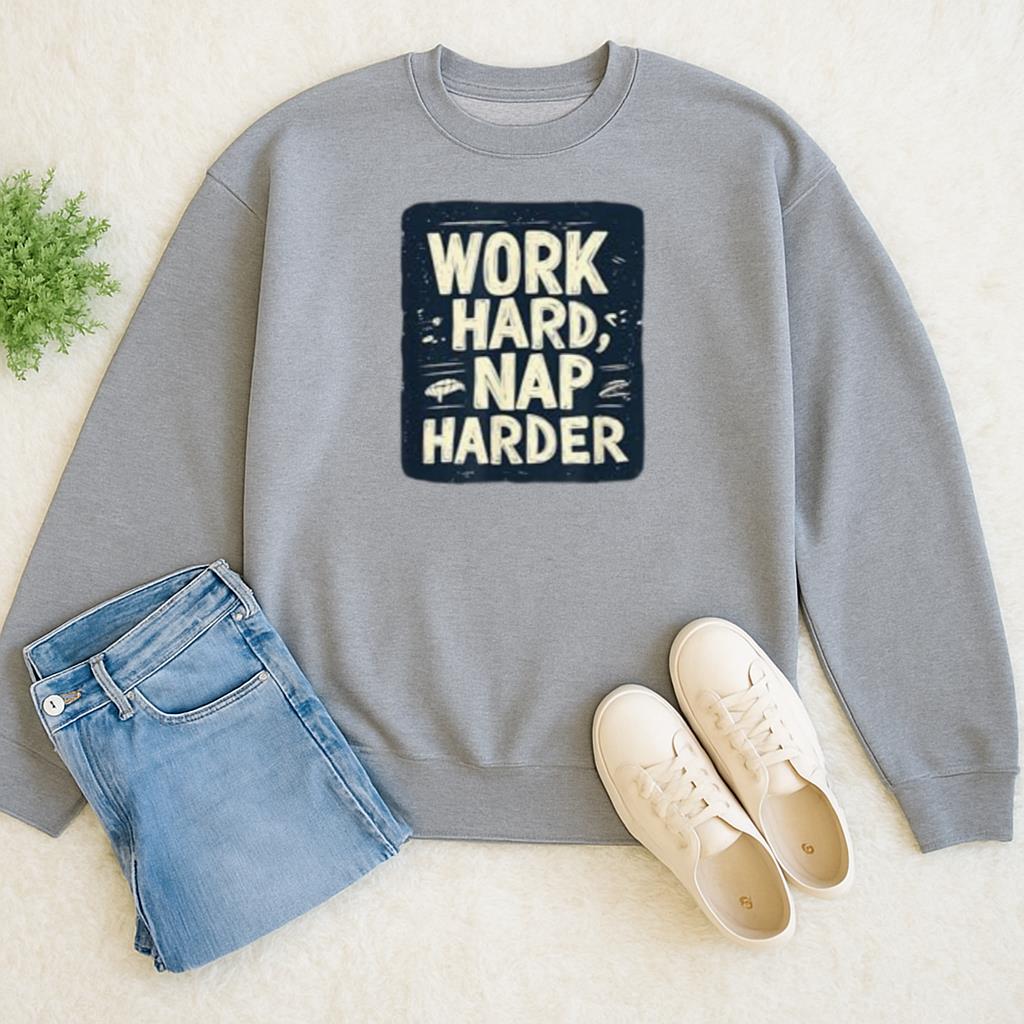 Minimalist Graphic For The Work Hard Nap Harder Art Themed Design ...