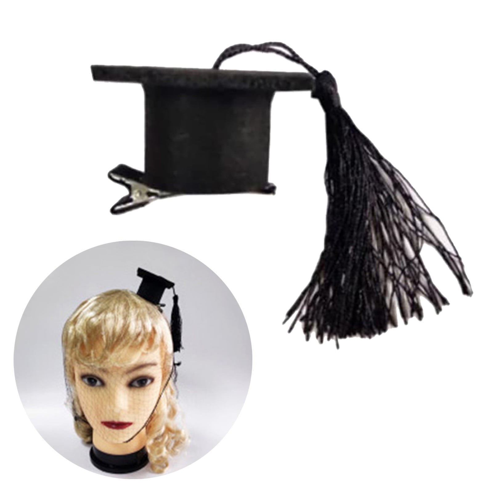 Minimalist Hair Clip Doctoral Hair Clip Graduation Hat Tassel Headdress ...