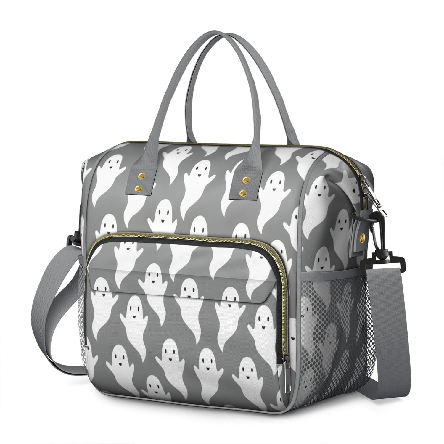 Minimalist Halloween Ghosts Pattern Womens Lunch Box for Work,Insulated ...