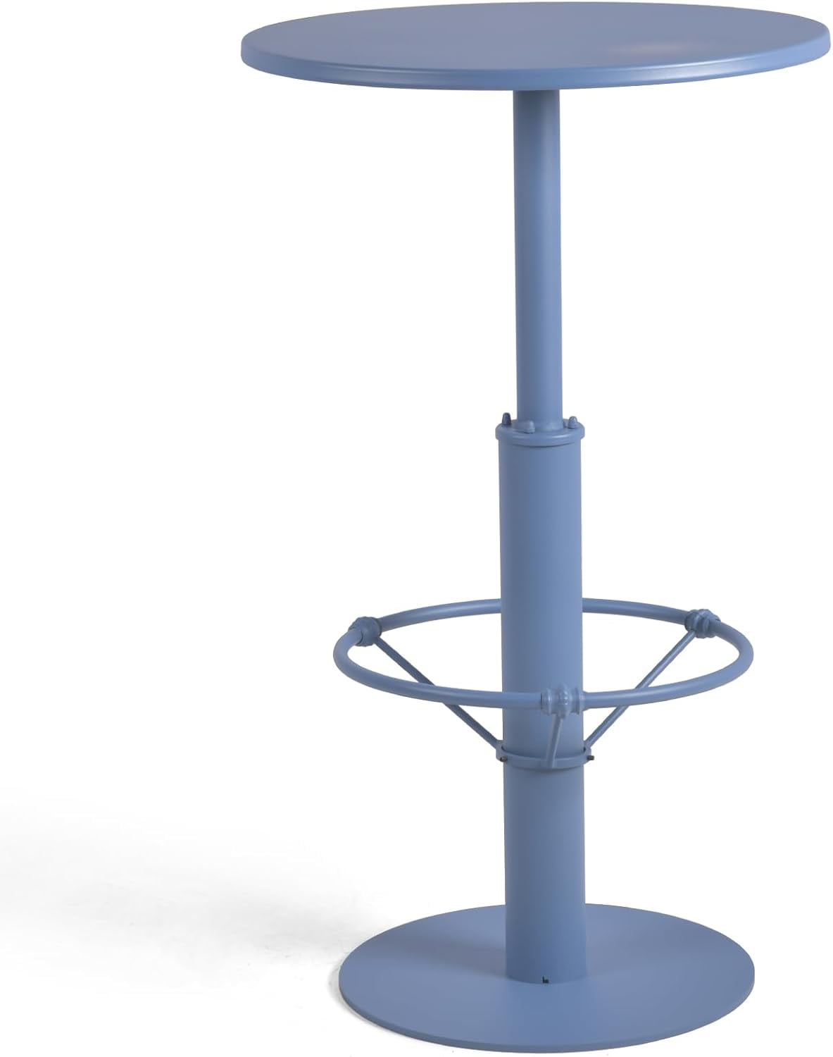 Minimalist High Pub Table 41.3inch Tall Bar Table Modern Patio Table for Backyard Retro Dinner ...