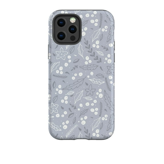 Minimalist Holiday White Xmas Stylish Phone Case Compatible with iPhone ...