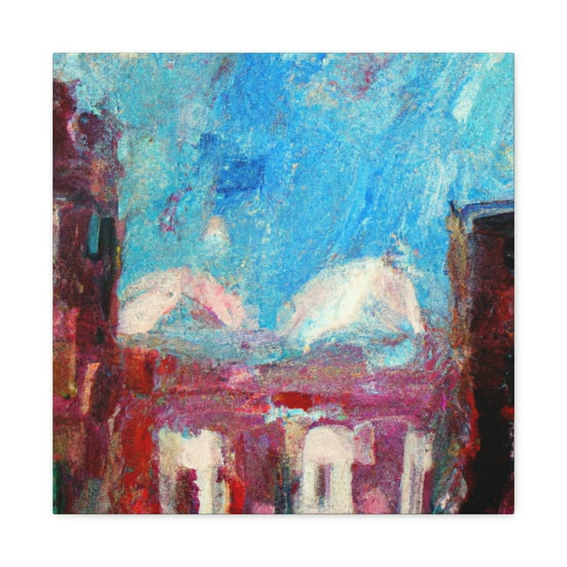 Minimalist Impressionism Scene - Canvas - Walmart.com