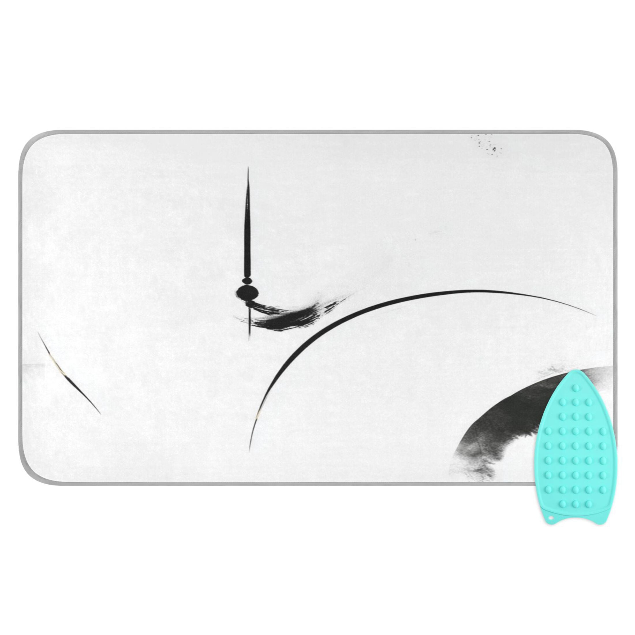 Minimalist Ink Art Portable Ironing Mat, Heat-Resistant, Dual-Sided ...