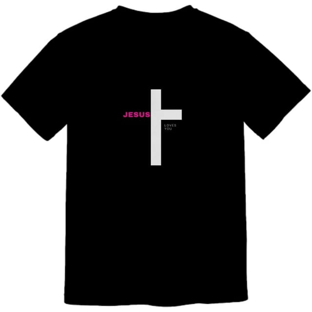 Minimalist Jesus Loves You T Shirt, Christian Merchandise, Faith Based ...