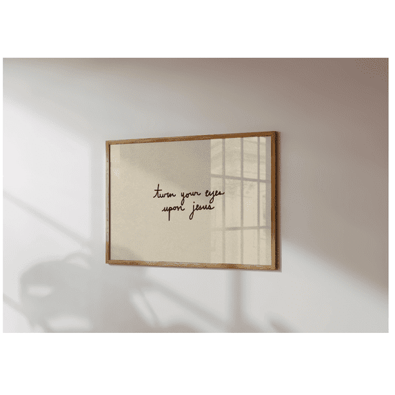 Minimalist Jesus Poster Handdrawn Typography Poster Neutral Christian ...