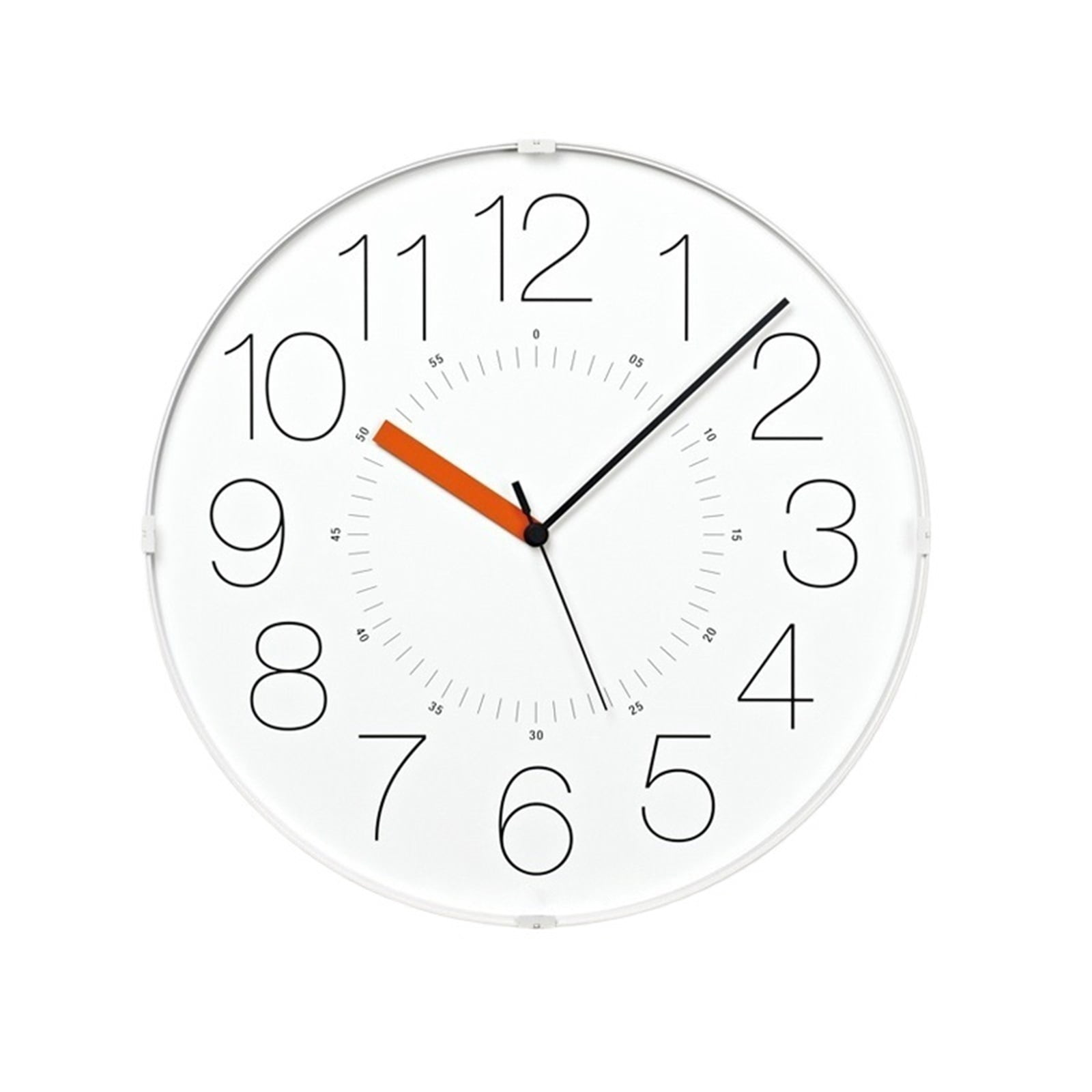 Minimalist Large Font Wall Clock Silent Home Living Room Clock Battery ...