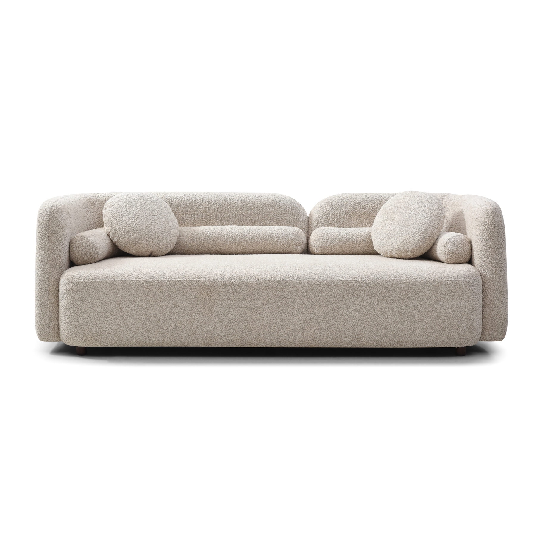 Minimalist Light Beige Couch+Clean-Line Aesthetic”-“Conversation Pits ...