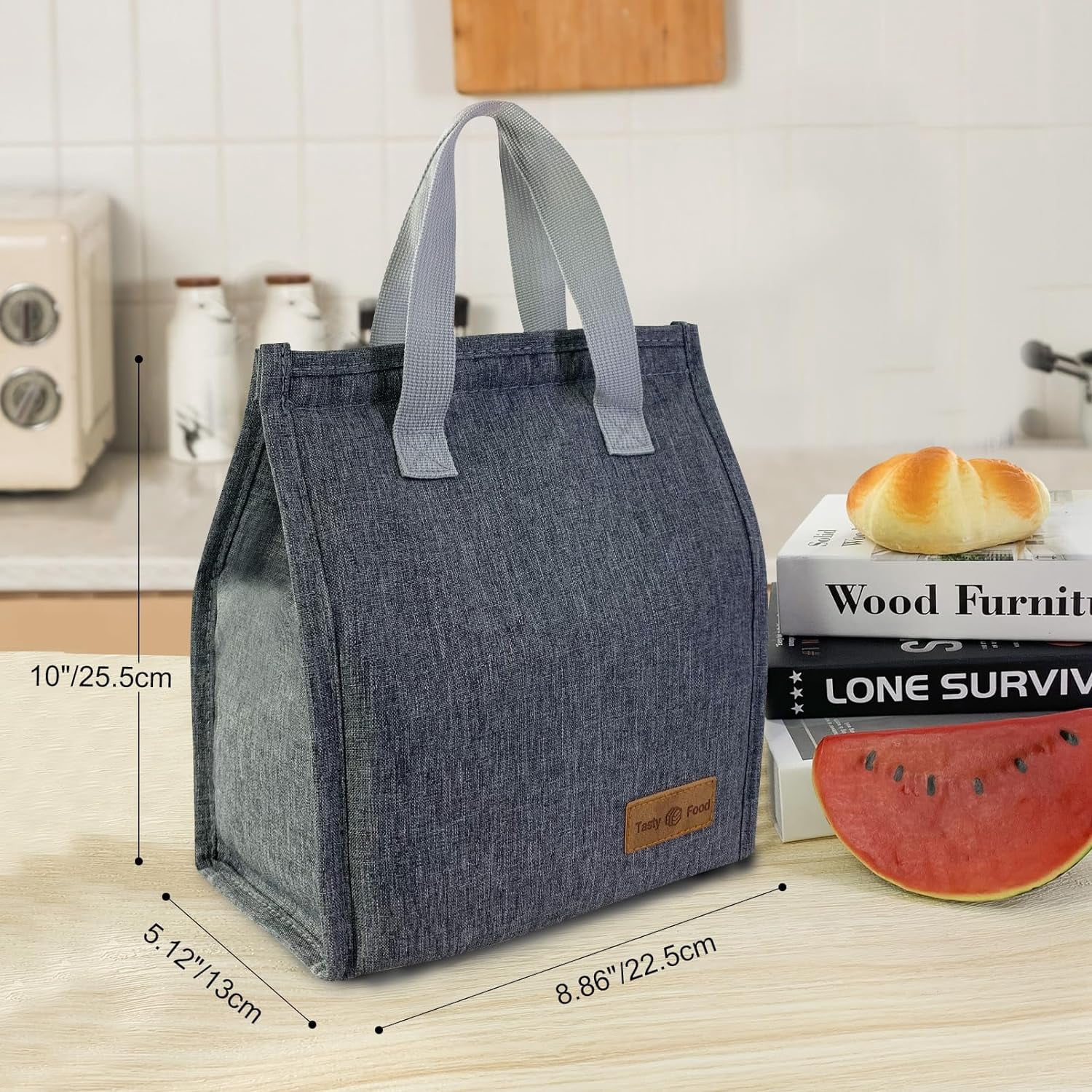 Minimalist Lunch Bag, Reusable Insulated Lunch Box for Women Men ...