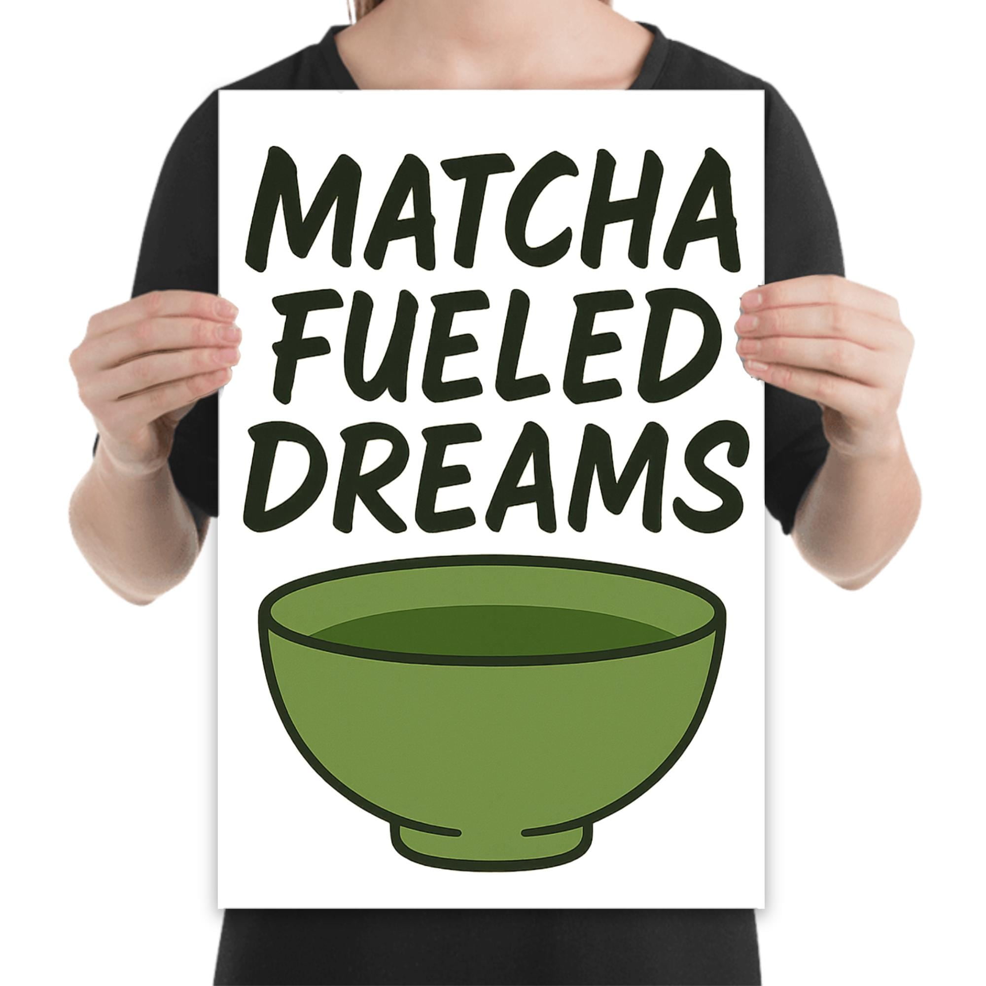 Minimalist Matcha Art Print with Glossy Archival 13x19 Design - Walmart.com