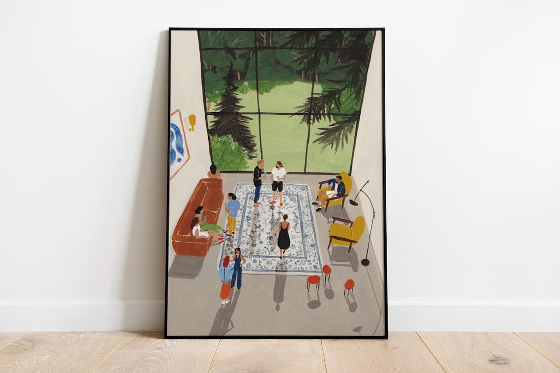 Minimalist Multicultural Artwork Inclusive Home People Culture ...