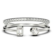 Vintage Look Boho & hippie 1.75 Carat Round Cut Diamond Moissanite Engagement Ring, Wedding Ring ...