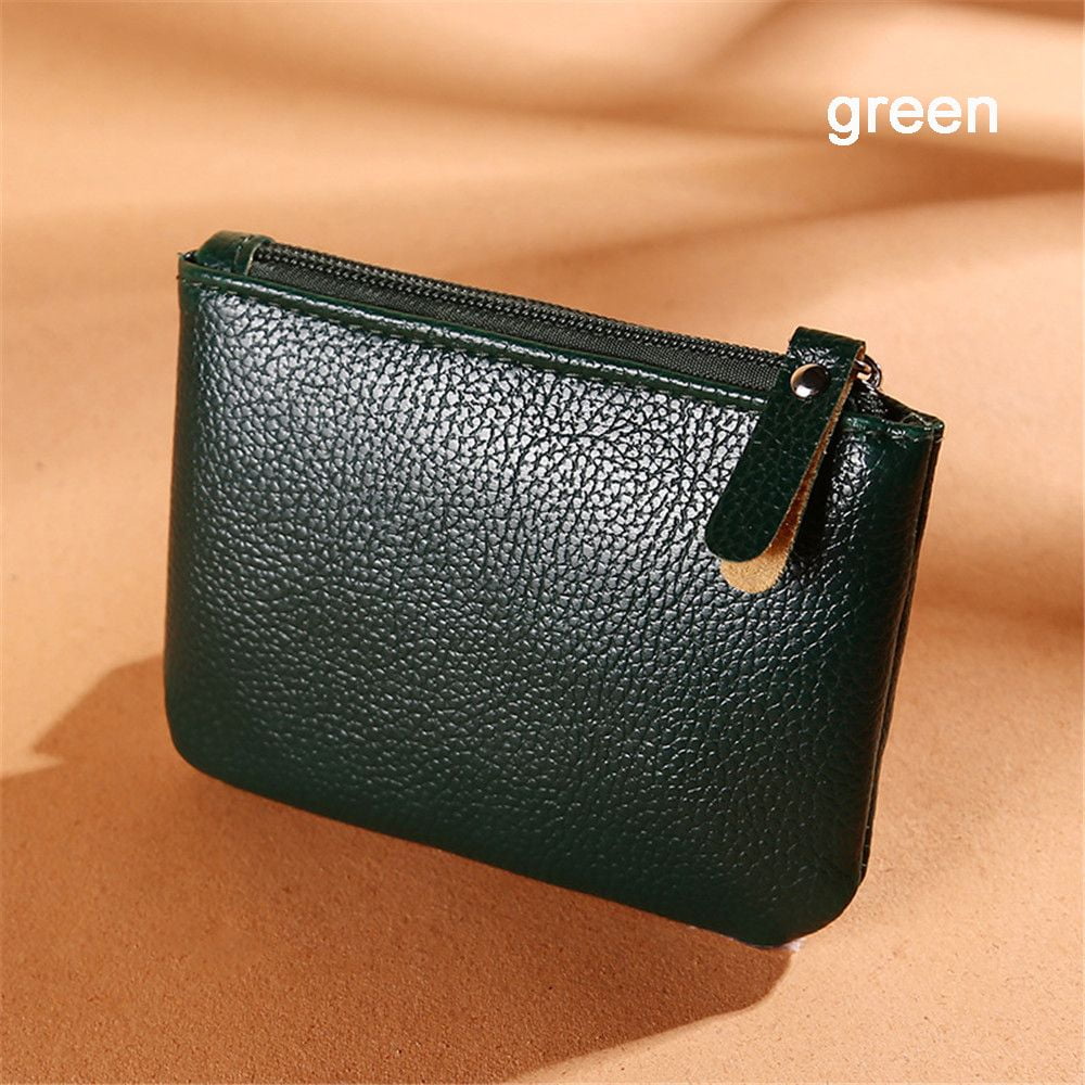 Minimalist PU Leather Cash ID Card Credit Card Holder Mini Purse Card ...