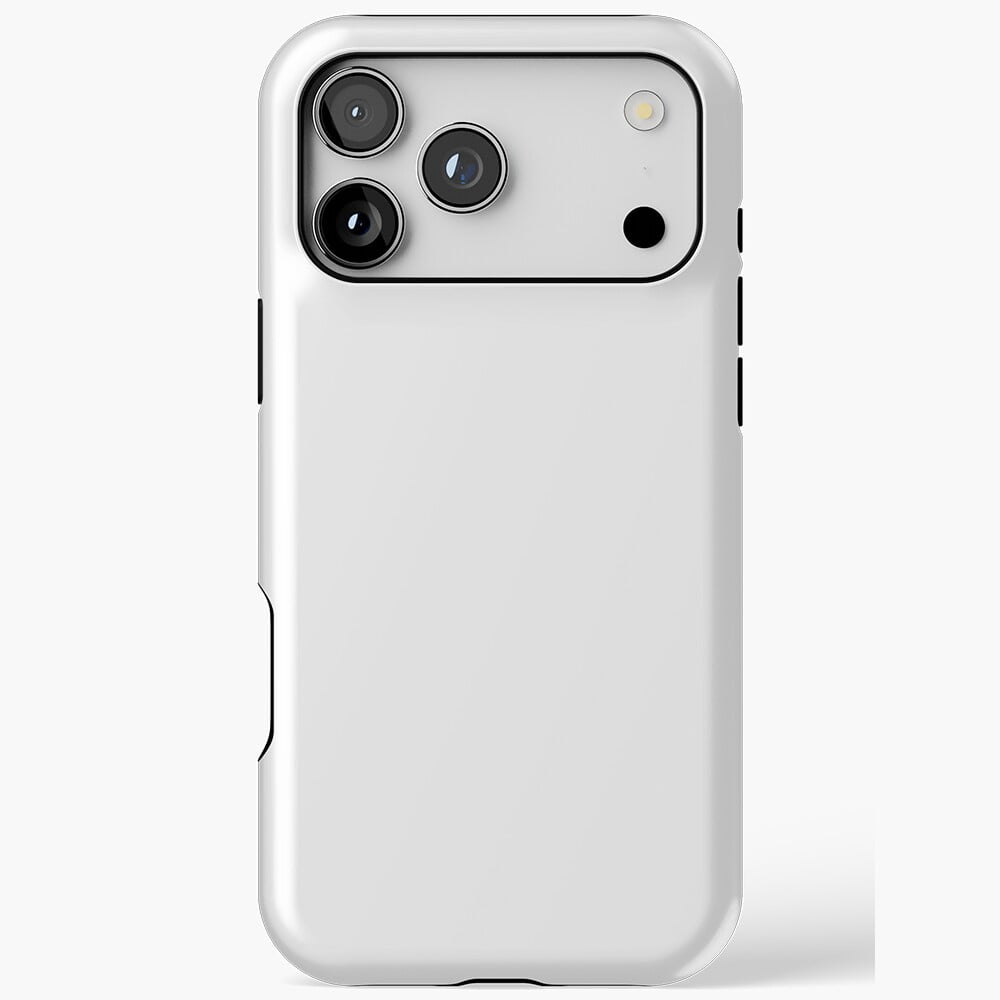 Minimalist Plain White Solid Color Cover Phone Case 11 to 17 Pro Max ...