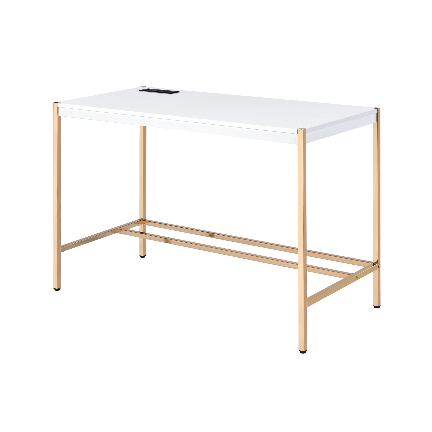 Minimalist Rectangular Desk + USB" - "Study Area + Simple and Connected ...