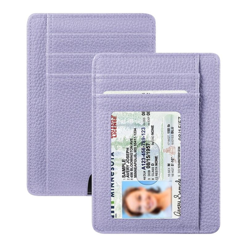 Minimalist Slim Card Wallet with 7 Slots - RFID-Blocking Credit Card ...