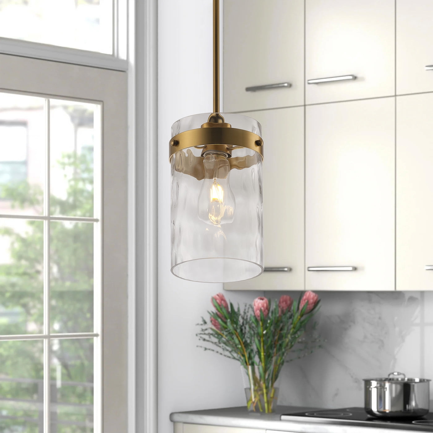 Minimalist Small Pendant Light, Modern Kitchen Island Chandelier ...
