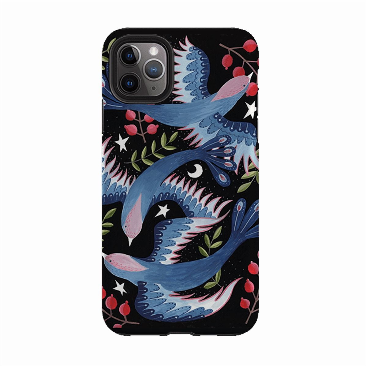 Minimalist Soaring Birds Art Phone Case for iPhone 11 12 13 14 15 16 ...