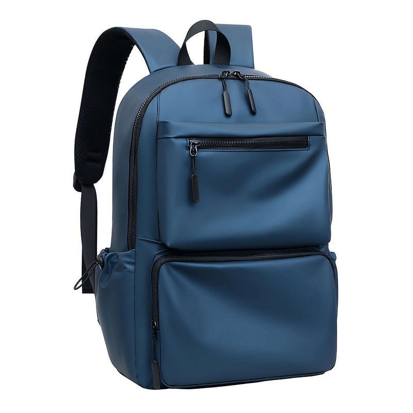 Minimalist Solid Color Zipper Backpack, Versatile Travel Storage ...