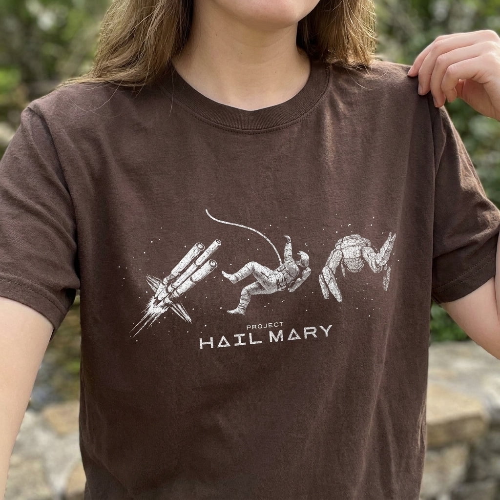 Minimalist Space Line Art Shirt Project Hail Mary, Spaceship Astronaut ...