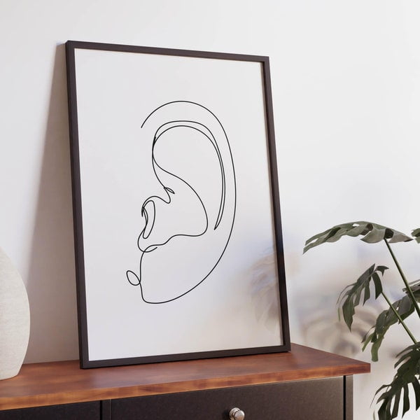 Minimalist Speech Therapy Line Art, Slp Drawings, Office Decoration ...