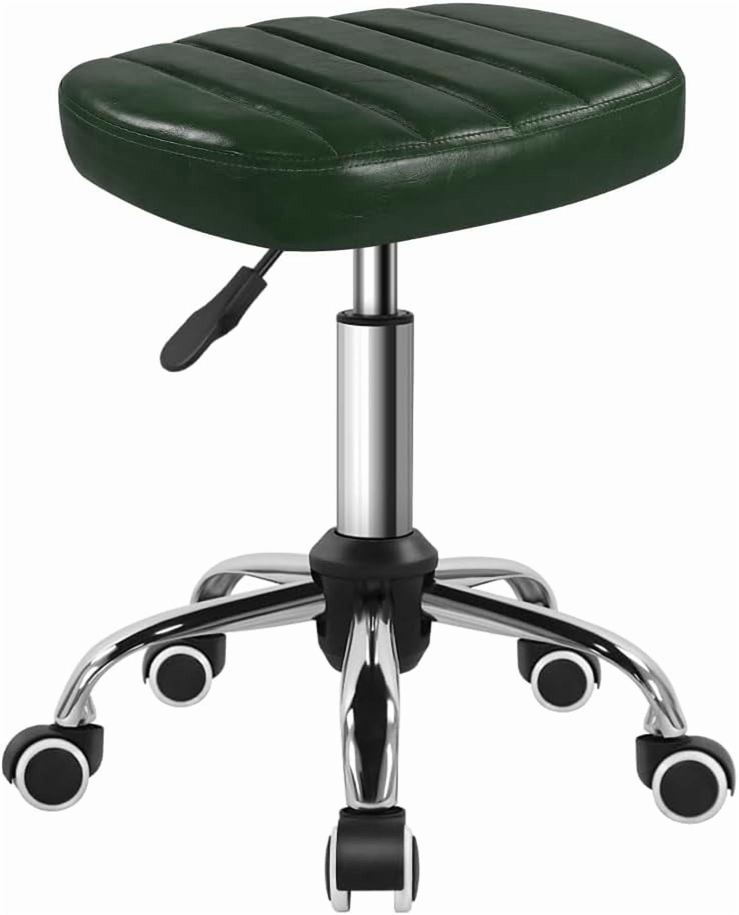 Minimalist Square Swivel Stool with Wheel for Work SPA Shop Massage ...