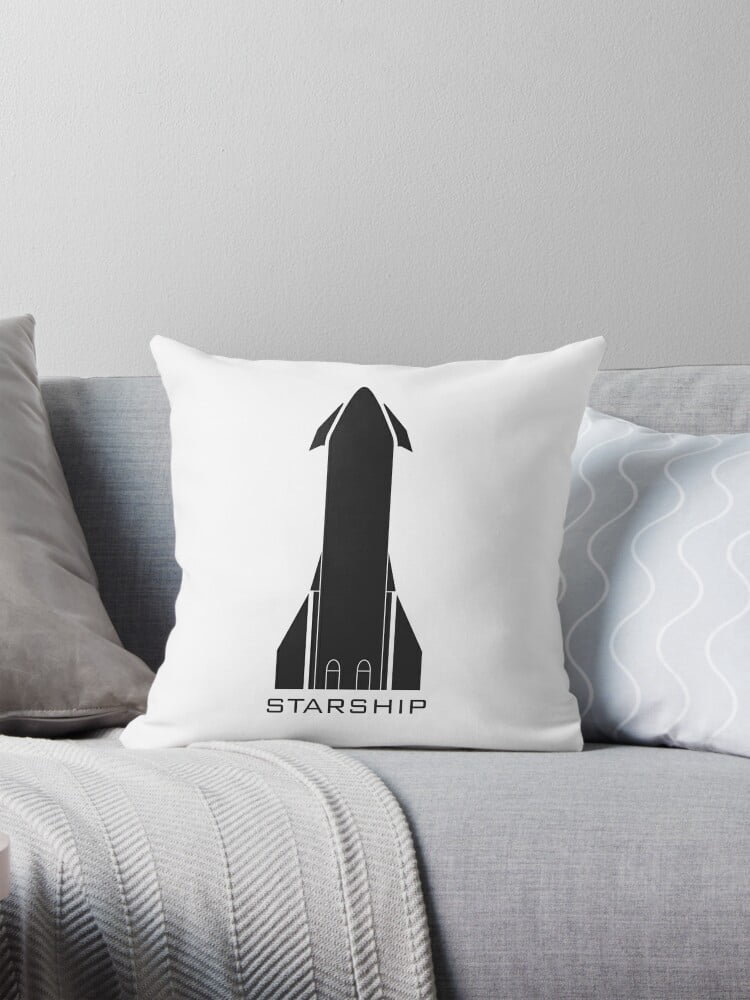 Minimalist Starship by SpaceX design. Black version. - Walmart.com