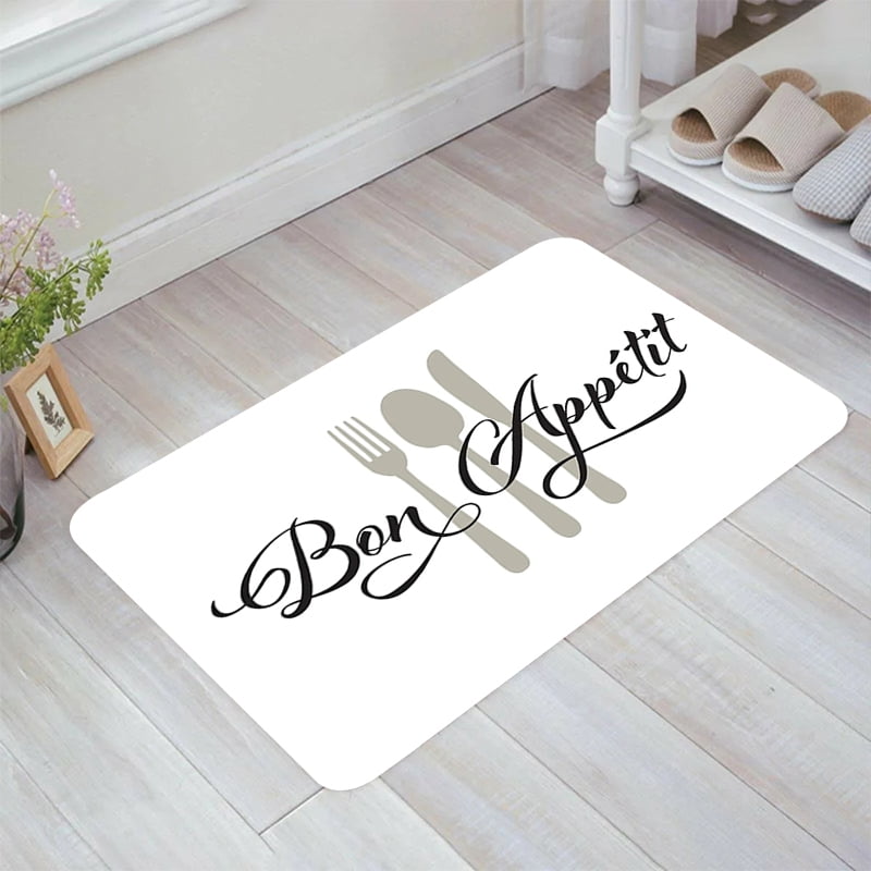 Minimalist Style Kitchen Theme Floor Mat Carpets Doormat Entrance Door ...