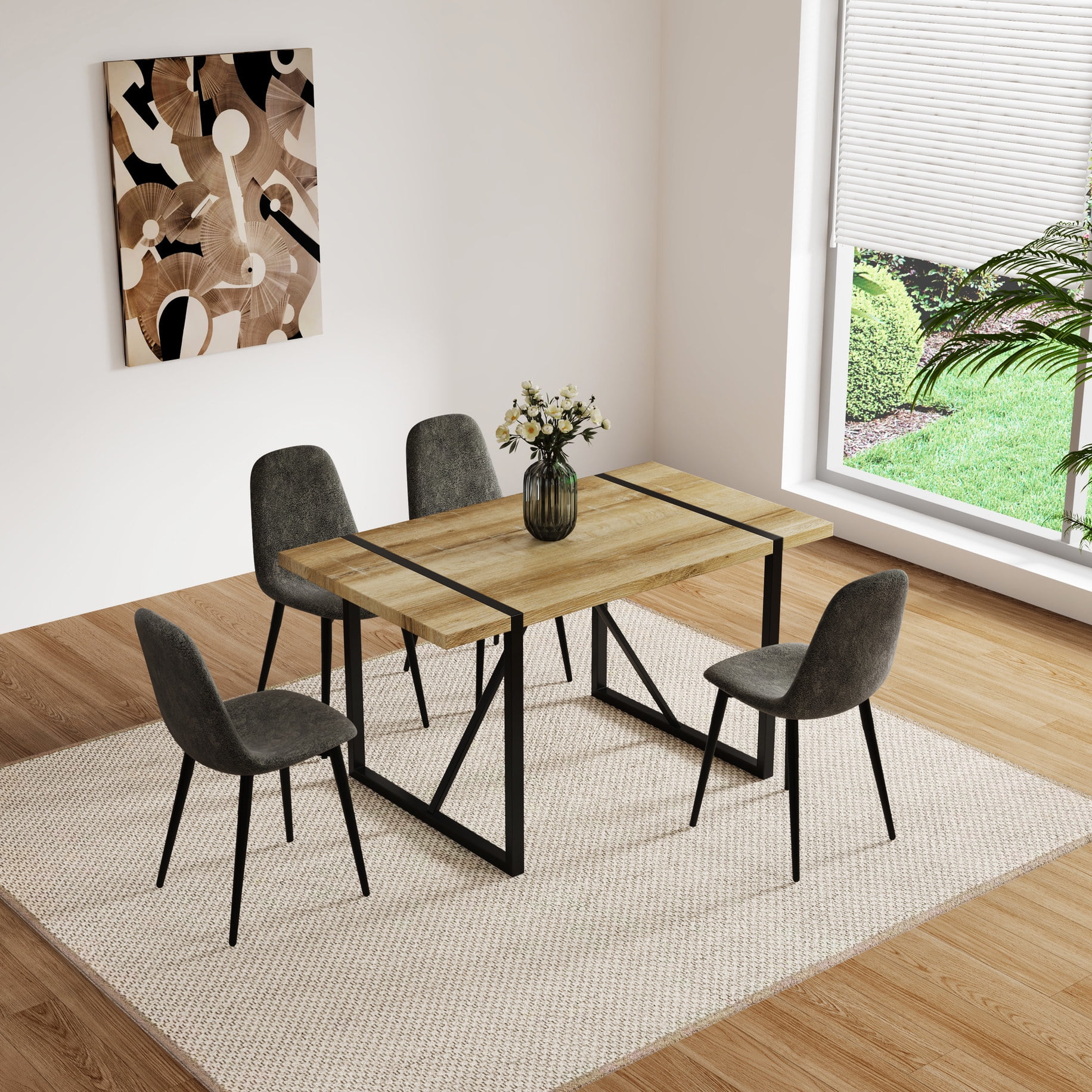 Minimalist Table Lines + Square Outline - Modern Kitchen, Stylish ...