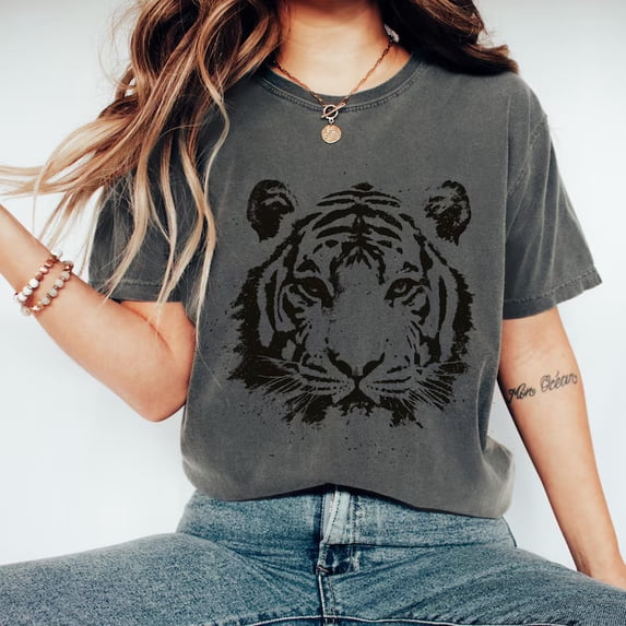 Minimalist Tiger Soft Animal T-Shirt - Walmart.com