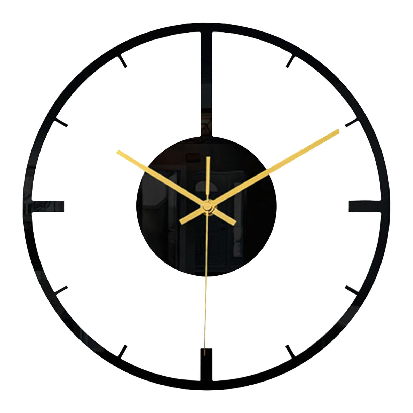 Minimalist Wall Clock Quite Clock Acrylic Simple Design Room - Walmart.com
