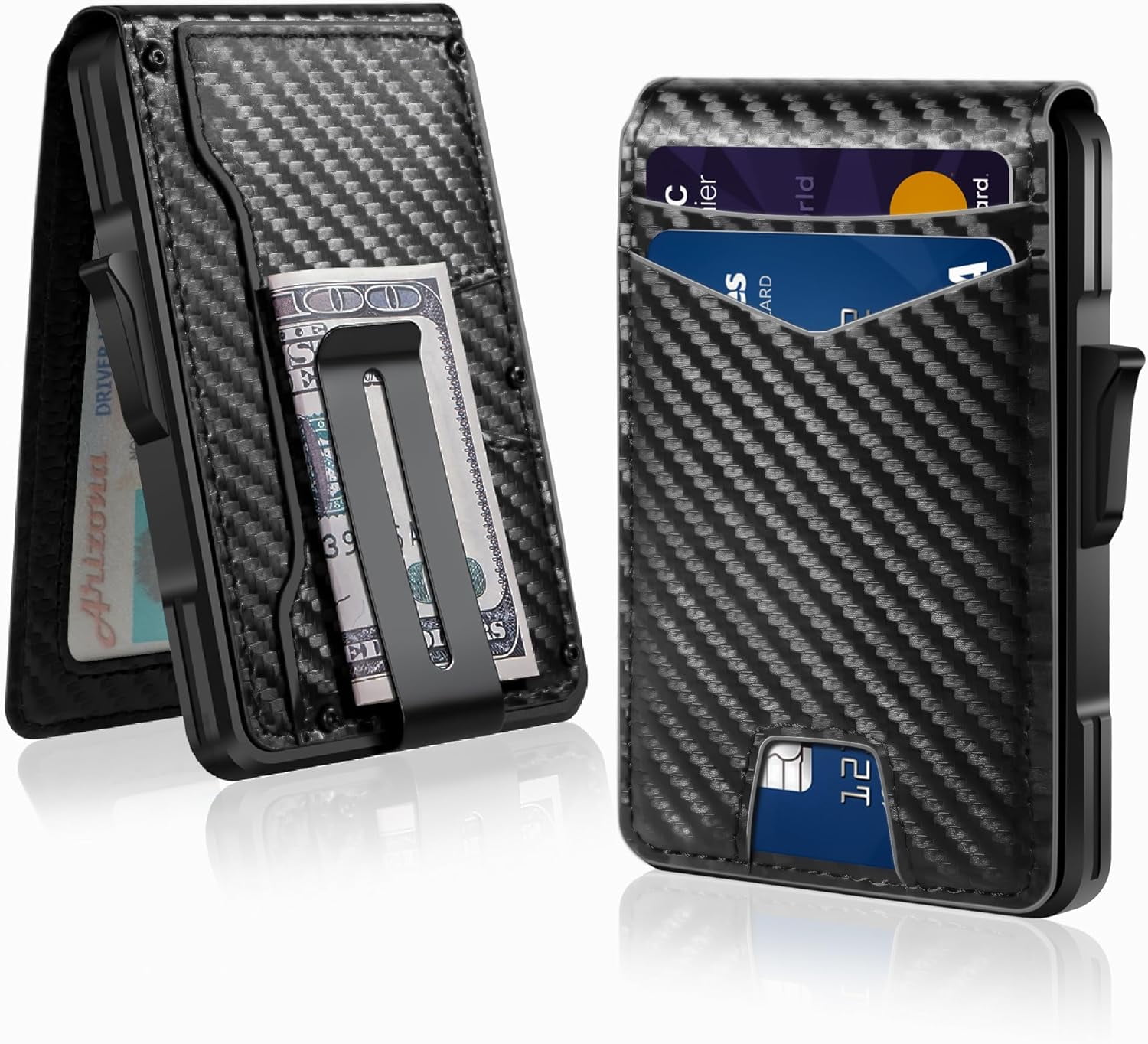 Minimalist Wallet for Men - Slim RFID Blocking Wallets Water-Proof ...