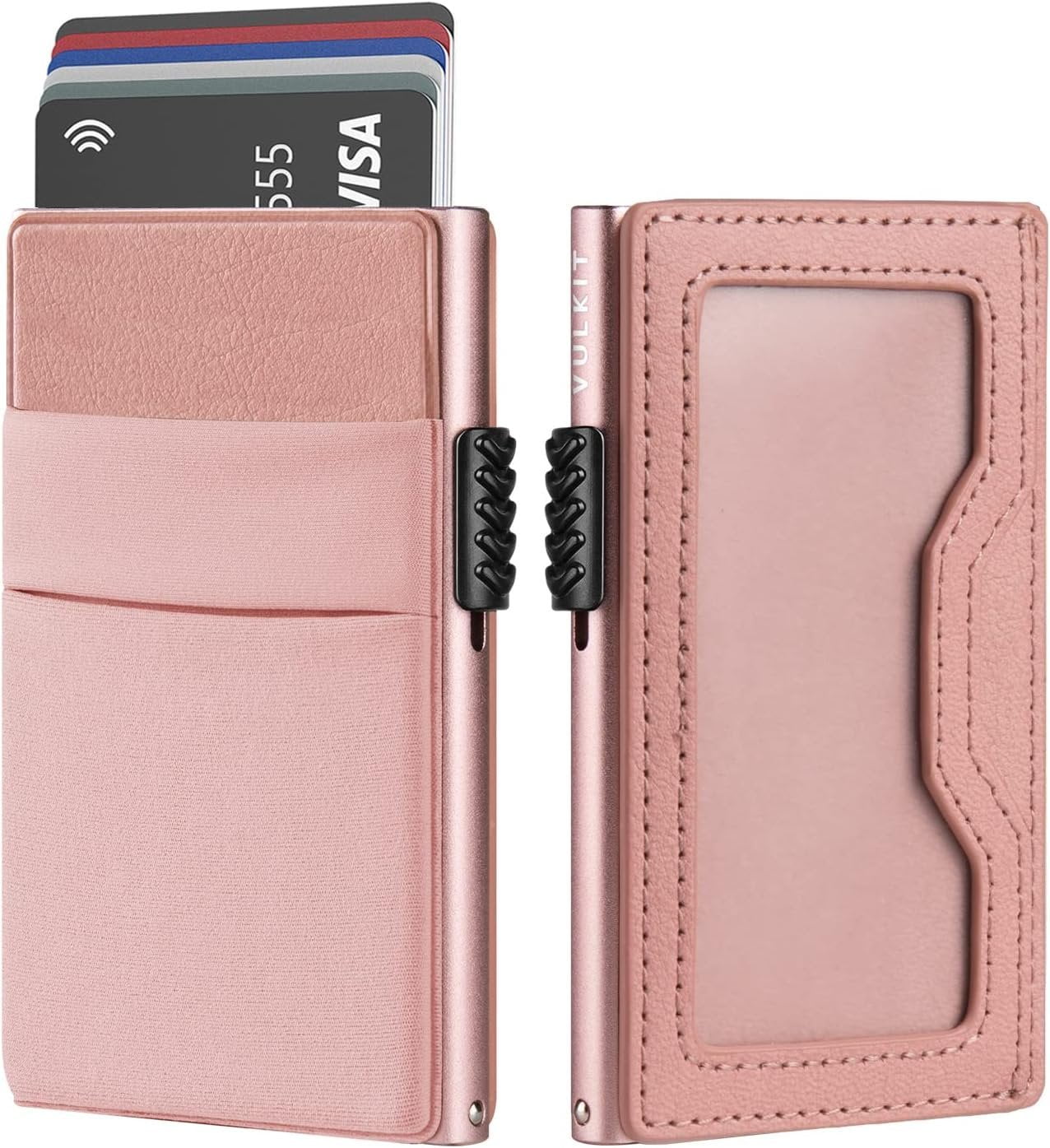 Minimalist Wallet with ID Window & EDC Pocket Pop Up Card Holder ...