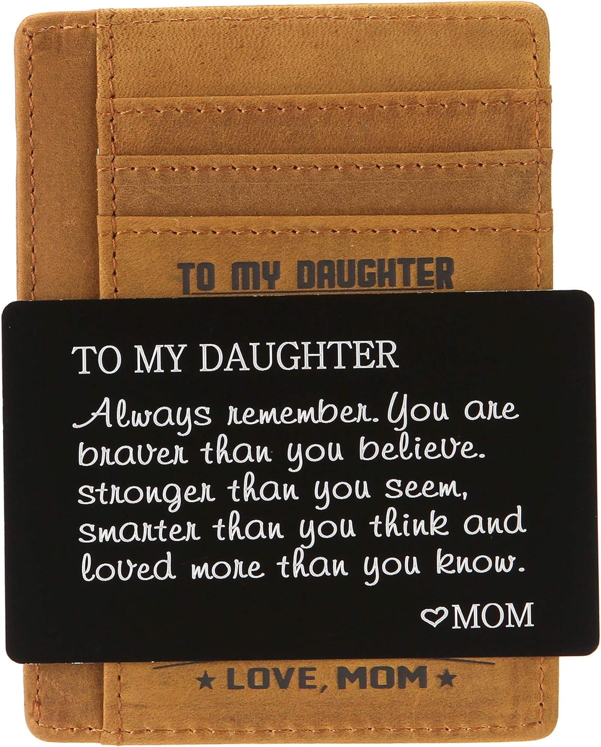Minimalist Wallets Gift for son daughter from Mom Dad Slim Wallet RFID ...