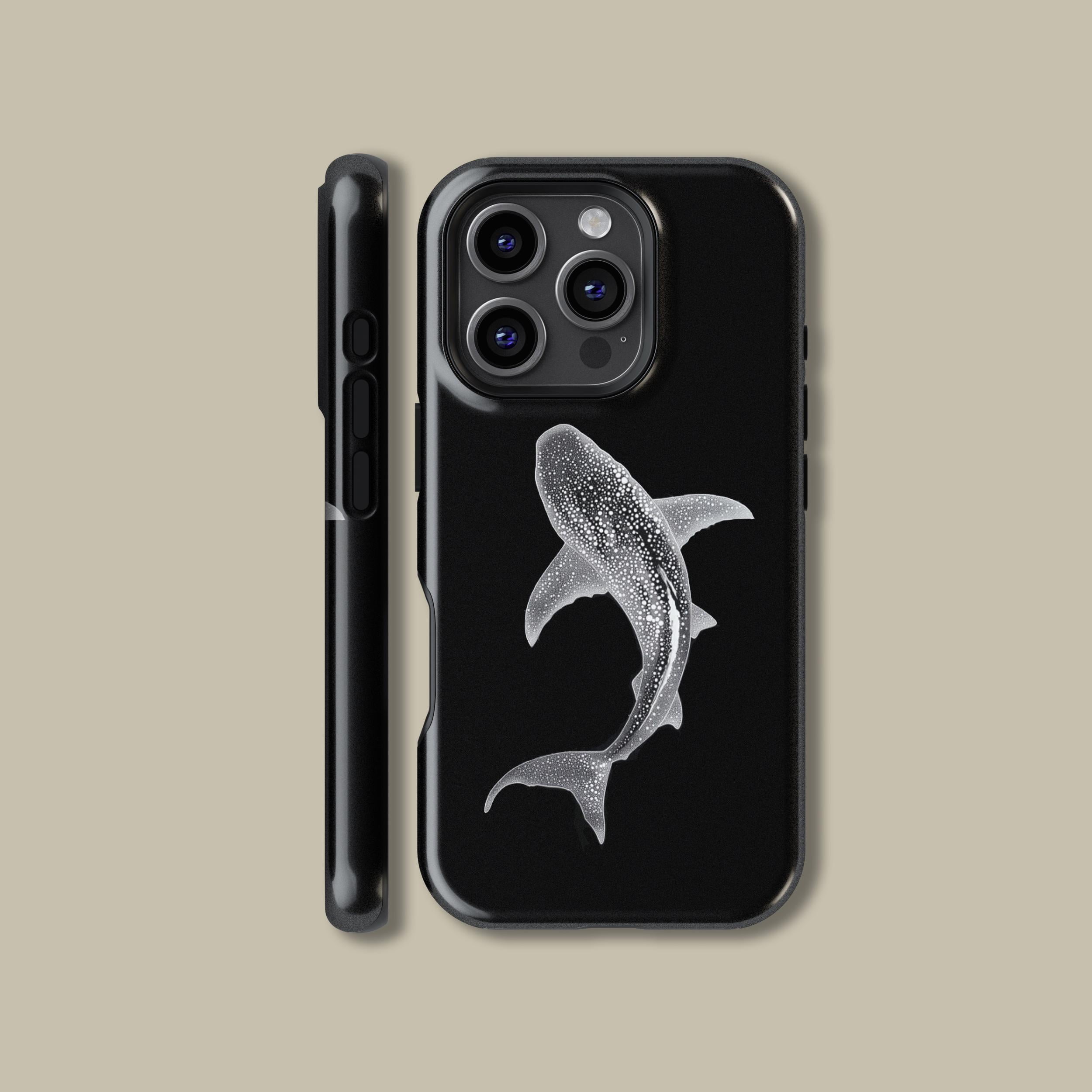 Minimalist Whale Shark Case for iPhone Samsung Cute Ocean Animal ...