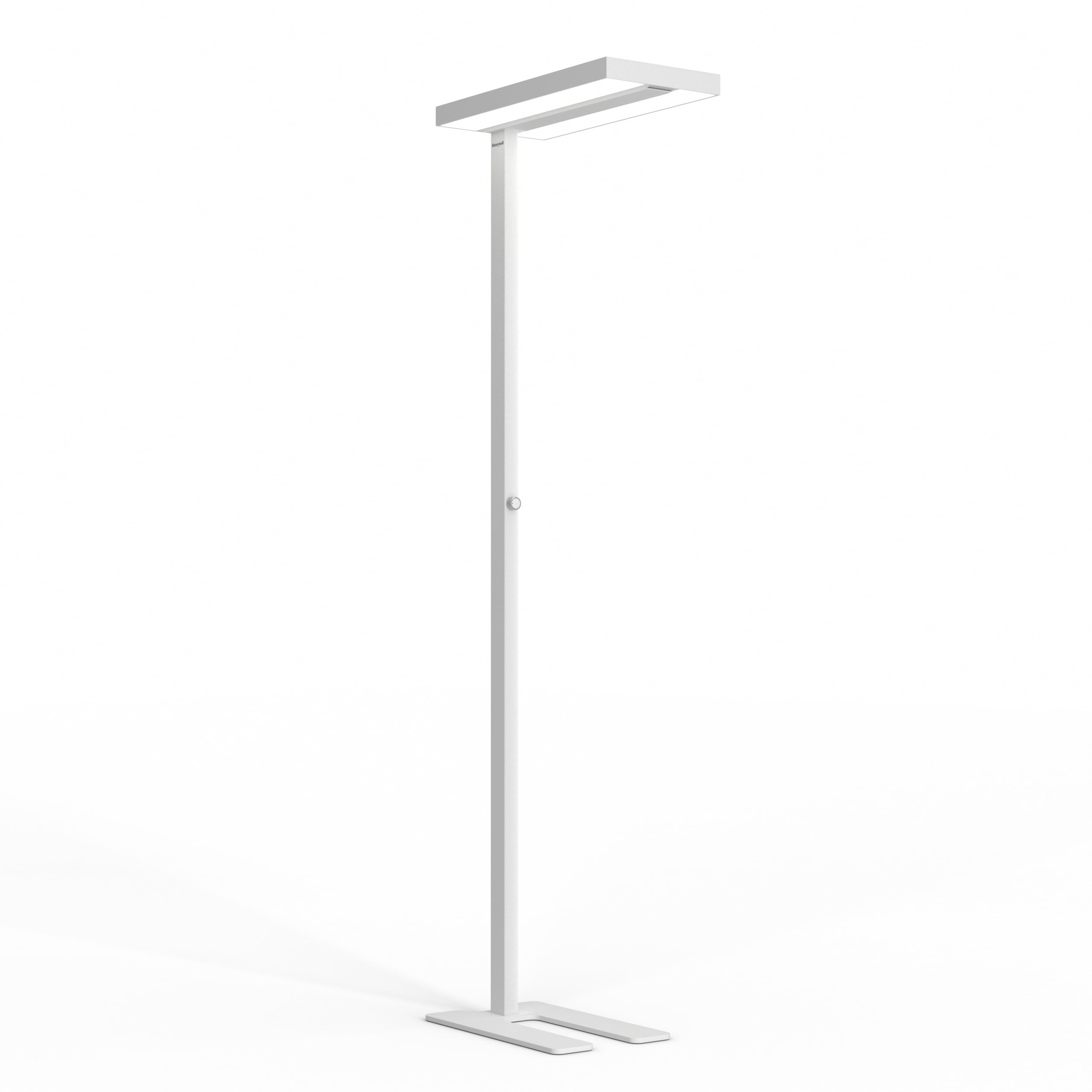 Minimalist White Standing Lamp - Slim Design with Rectangular Light ...